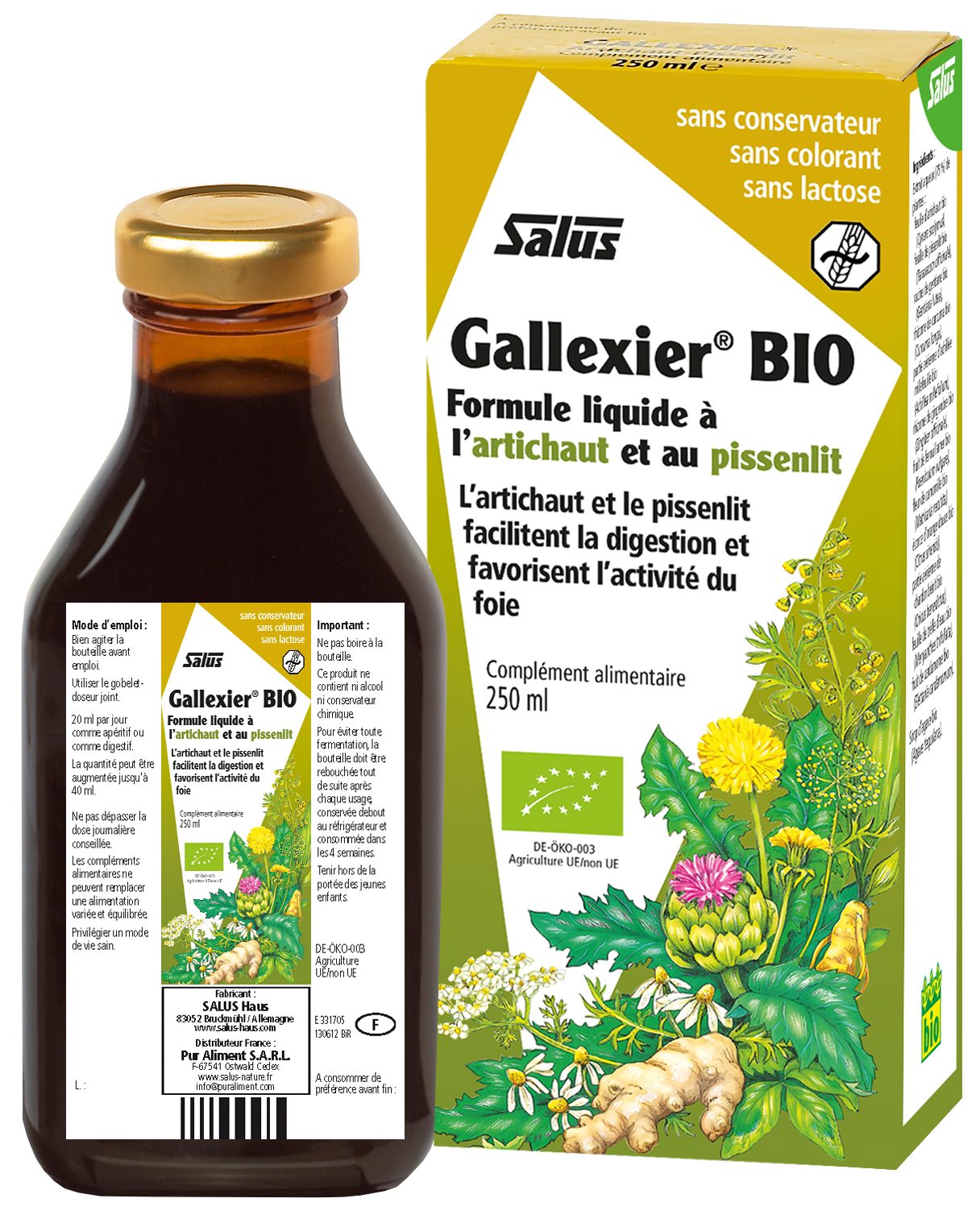 Gallexier® BIO - Digestion facile - Salus