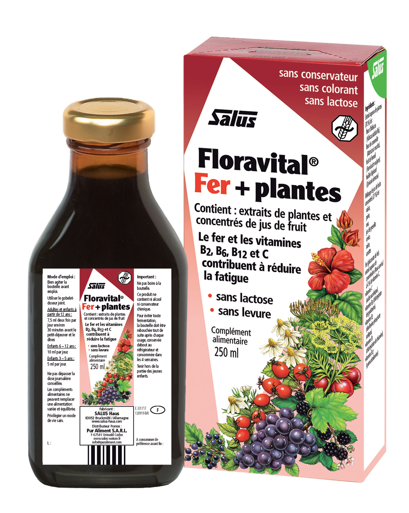 Floravital® Fer + plantes - Riche en fer - Salus
